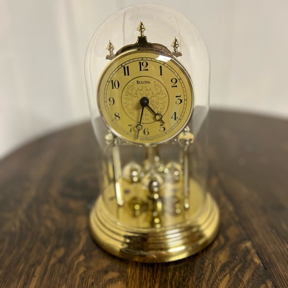 Bulova | Wall Decor | Bulova Gold Dome Anniversary Table Clock | Poshmark